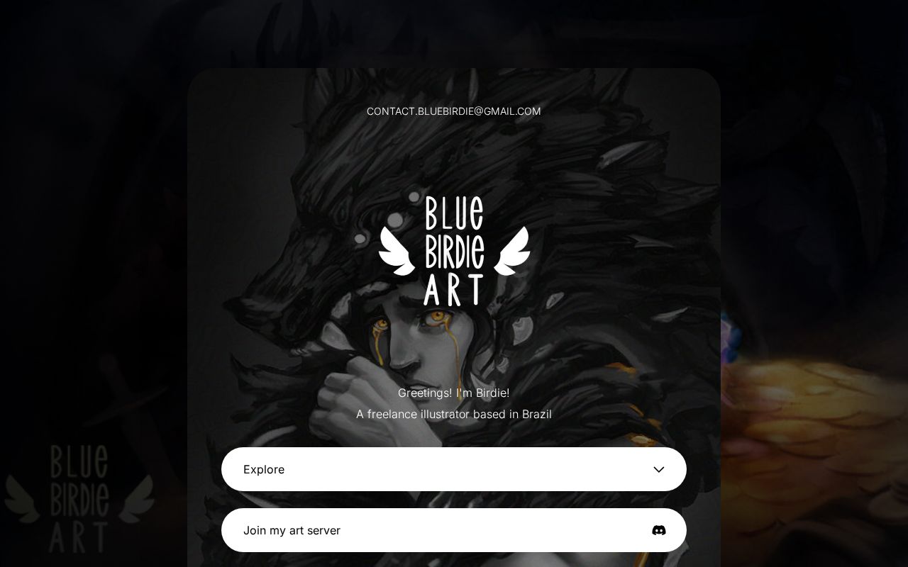 Blue Birdie Art